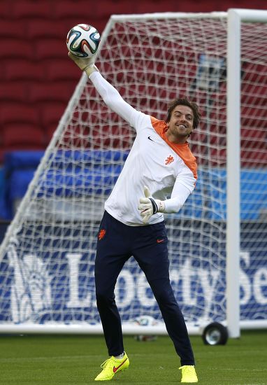 Netherlands National Soccer Team Goalkeeper Tim Editorial Stock Photo ...