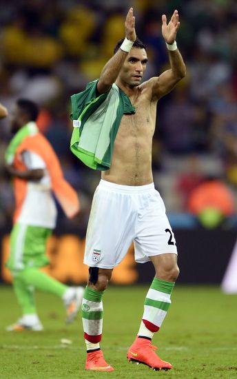 Irans Mehrdad Pooladi Acknowledges After Fifa Editorial Stock Photo ...