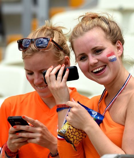 Dutch Supporters Cheer Prior Fifa World Editorial Stock Photo - Stock ...