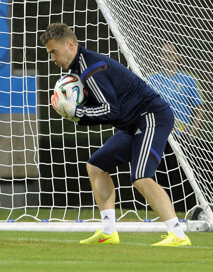 Russian Goalkeeper Igor Akinfeev During Training Editorial Stock Photo ...