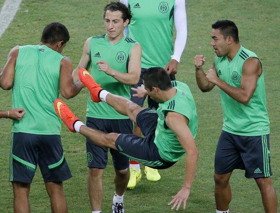 Mexican Players Joking Around During Training Editorial Stock Photo ...