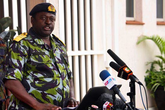 Kenyas Chief Defence Forces Samson Mwathethe Editorial Stock Photo ...