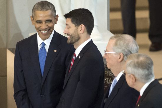 Us President Barack Obama L Stands Editorial Stock Photo - Stock Image ...