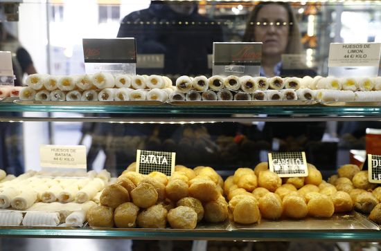 All Saints Day Sweets Named Huesos Editorial Stock Photo - Stock Image ...