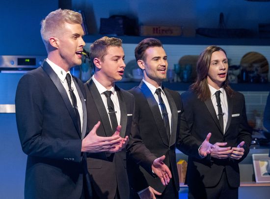 Collabro Jamie Lambert Matt Pagan Michael Editorial Stock Photo - Stock ...