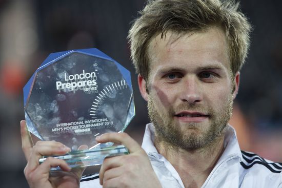 Germanys Captain Maximilian Mueller Hold Trophy Editorial Stock Photo ...