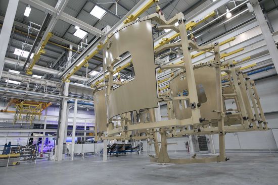 A350 Nose Assembly Line New Stelia Editorial Stock Photo - Stock Image ...