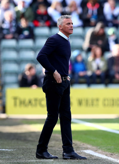 Keith Curle Manager Carlisle United During Editorial Stock Photo ...