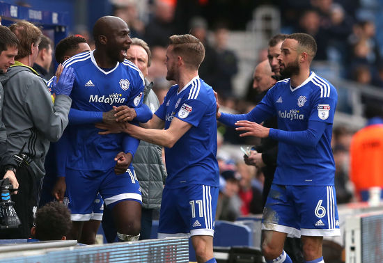 Sol Bamba Cardiff City L Celebrates Editorial Stock Photo - Stock Image ...