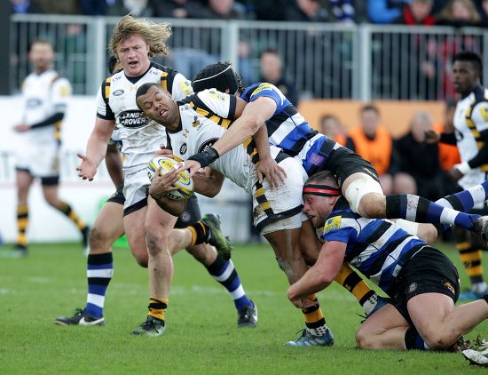 Kurtley Beale Wasps Stopped By Luke Editorial Stock Photo - Stock Image ...