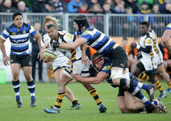Kurtley Beale Wasps Stopped By Luke Editorial Stock Photo - Stock Image ...