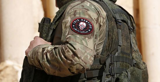 Syrian Soldier Patch Reading Isis Hunter Editorial Stock Photo - Stock ...