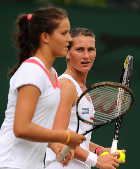 Laura Robson Left Georgie Stoop Great Editorial Stock Photo - Stock ...
