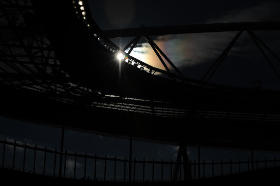 Sun Shines Through Roof Structure Emirates Editorial Stock Photo ...