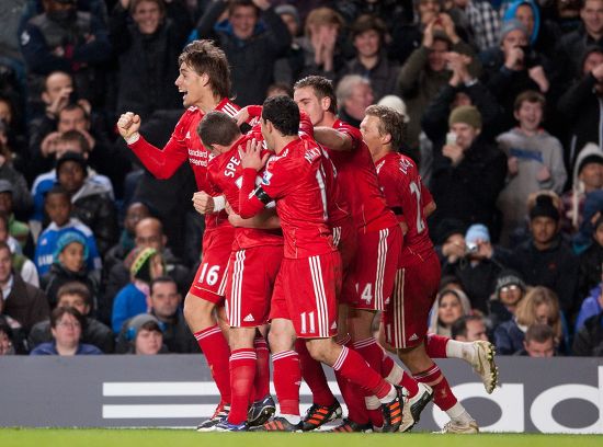 Martin Kelly Liverpool Celebrates Scoring 2nd Editorial Stock Photo ...