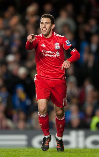 Maxi Rodriguez Liverpool Celebrates Opening Goal Editorial Stock Photo ...