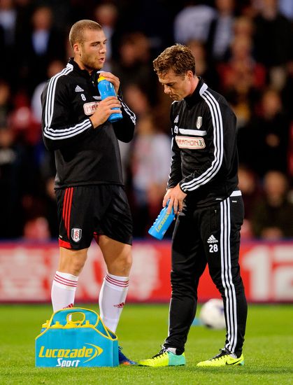 Pajtim Kasami Scott Parker Fulham Drink Editorial Stock Photo - Stock ...