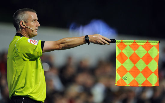 Referees Assistant Signals Offside United Kingdom Editorial Stock Photo ...