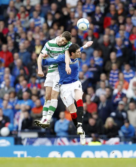 Charlie Mulgrew Celtic Kyle Lafferty Rangers Editorial Stock Photo ...