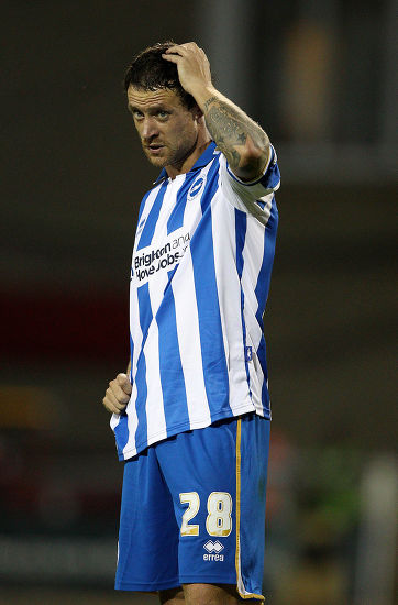 Wayne Bridge Brighton Hove Albion Shows Editorial Stock Photo - Stock ...