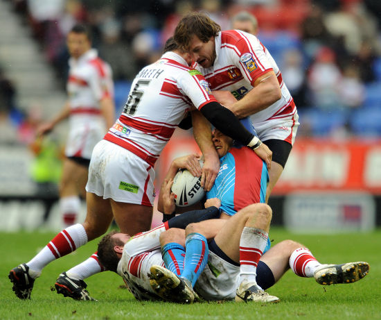 Steve Snitch Wakefield Trinity Wildcats Pinned Editorial Stock Photo ...
