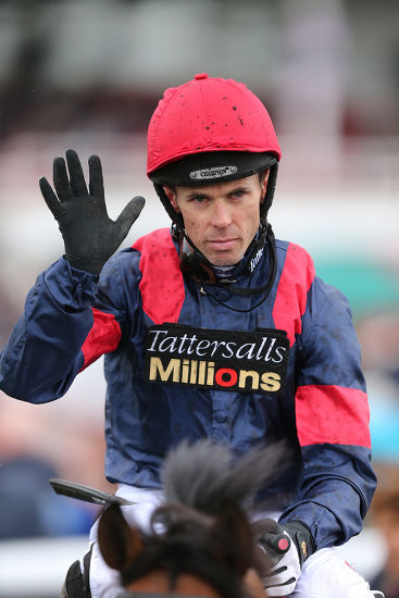 Winning Jockey Graham Lee Acknowledges Crowd Editorial Stock Photo ...