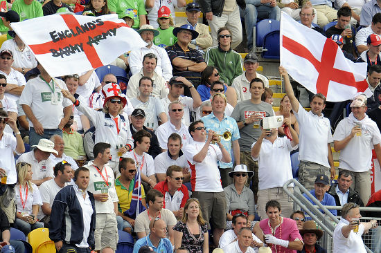 Not Barmy Army Atmosphere Swalec Stadium Editorial Stock Photo - Stock ...