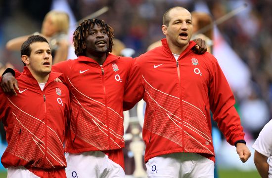 England Captain Steve Borthwick Paul Sackey Editorial Stock Photo ...