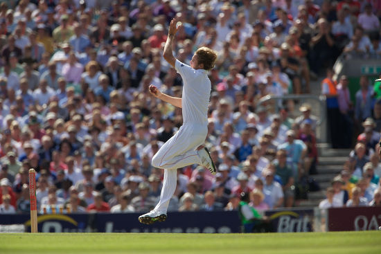 Stuart Broad Bowling During Fifth Ashes Editorial Stock Photo - Stock ...