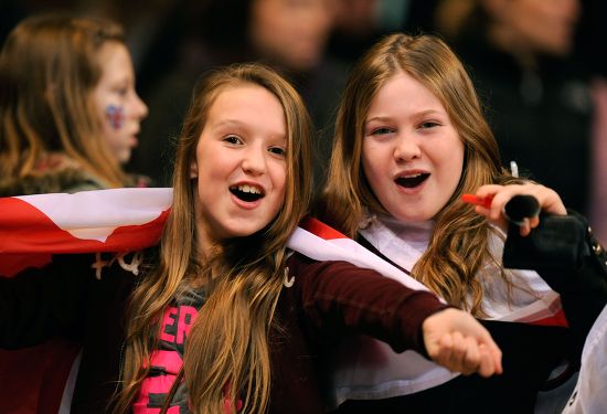 Young England Netball Fans Cheer United Editorial Stock Photo - Stock ...