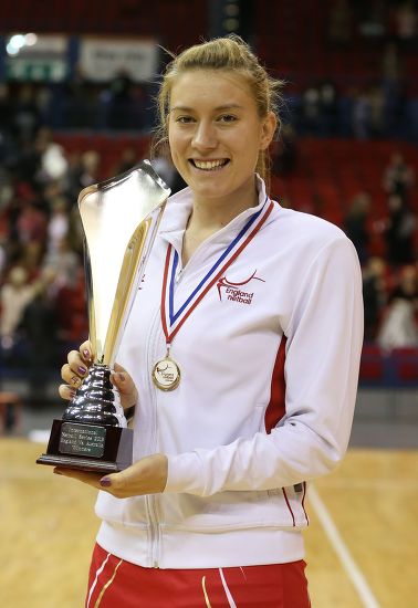 Lindsay Keable England Netball Celebrates International Editorial Stock ...
