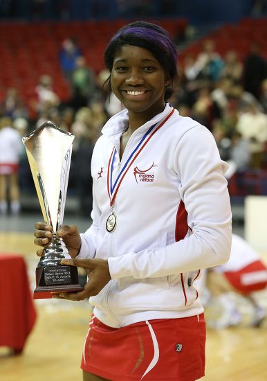 Ama Agbeze England Netball Celebrates International Editorial Stock ...