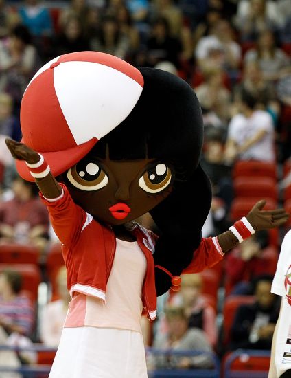 England Netball Mascots Introduced Crowd Half Editorial Stock Photo ...