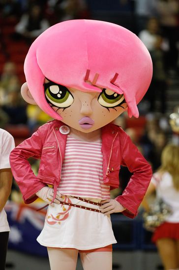 England Netball Mascots Introduced Crowd Half Editorial Stock Photo ...