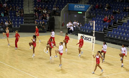 England Netball Players During Pre Match Editorial Stock Photo - Stock ...