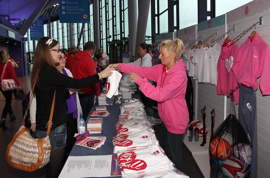 Netball Merchandise Stall United Kingdom Liverpool Editorial Stock ...