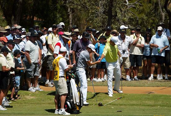 Camilo Villegas Plays Drop Ball During Editorial Stock Photo - Stock ...