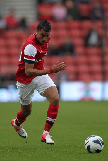 Marouane Chamakh Arsenal United Kingdom Southampton Editorial Stock ...