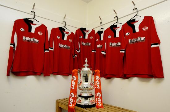 Fa Cup Trophy Sits Locker Room Editorial Stock Photo - Stock Image | Shutterstock