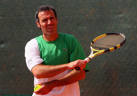 Alex Corretja Spain Practices Andy Murray Editorial Stock Photo Stock Image Shutterstock
