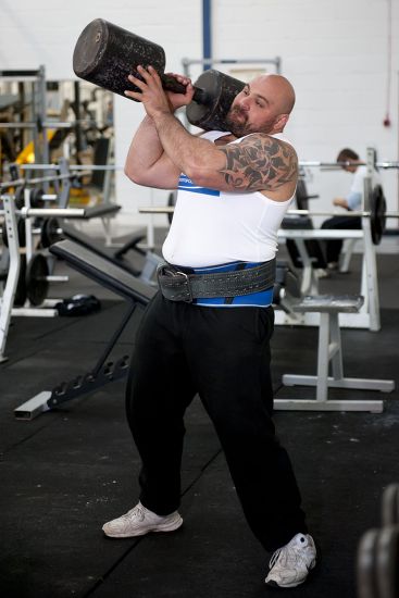 British Strongman Competitor Laurence Shahlaei Editorial Stock Photo ...