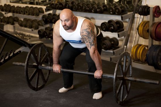 British Strongman Competitor Laurence Shahlaei Editorial Stock Photo ...