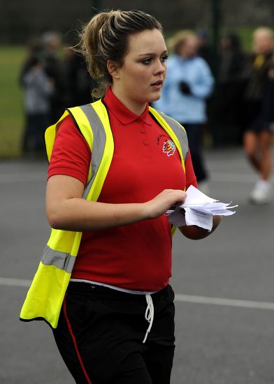 Volunteer During National Schools Netball Finals Editorial Stock Photo ...