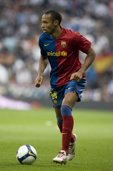 Thierry Henry Barcelona Spain Madrid Editorial Stock Photo - Stock ...