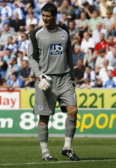 Wigan Athletic Goalkeeper Mike Pollitt United Editorial Stock Photo ...