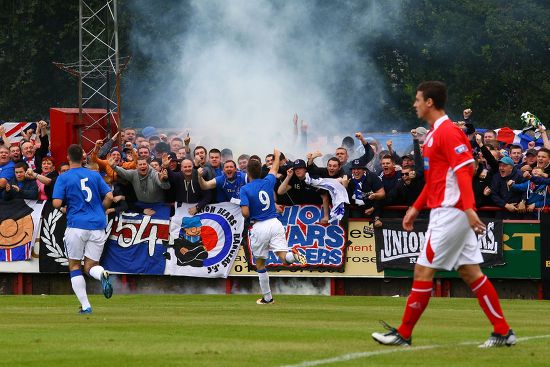Andrew Little Rangers Celebrates Scoring Opening Editorial Stock Photo ...