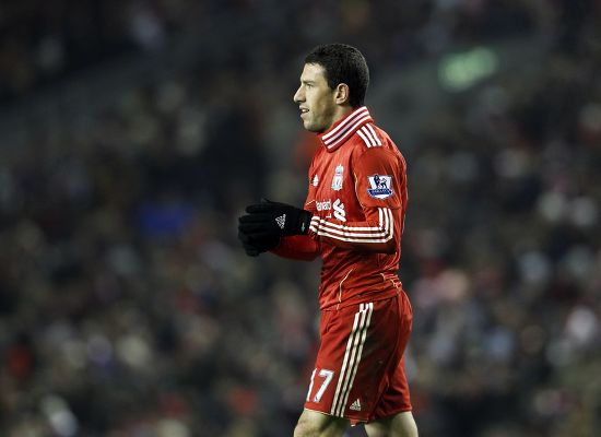 Maxi Rodriguez Liverpool Wearing Snood Gloves Editorial Stock Photo ...