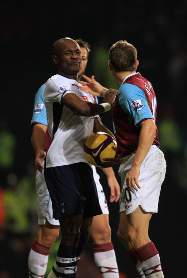 Didier Zokora Tottenahm Hotspur Craig Bellamy Editorial Stock Photo ...