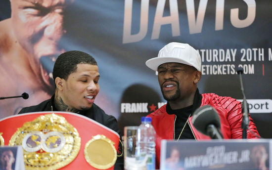Floyd Mayweather Jr Gervonta Davies Savoy Editorial Stock Photo - Stock ...