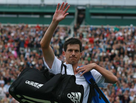 Tim Henman Great Britain Waves Crowd Editorial Stock Photo - Stock ...